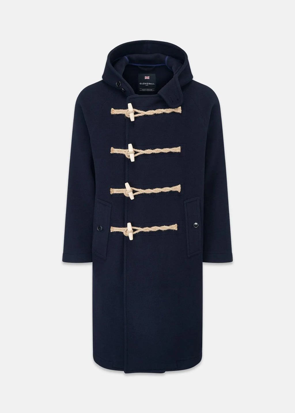 Men's Huxley Duffle Coat Navy - Gloverall – Gloverall