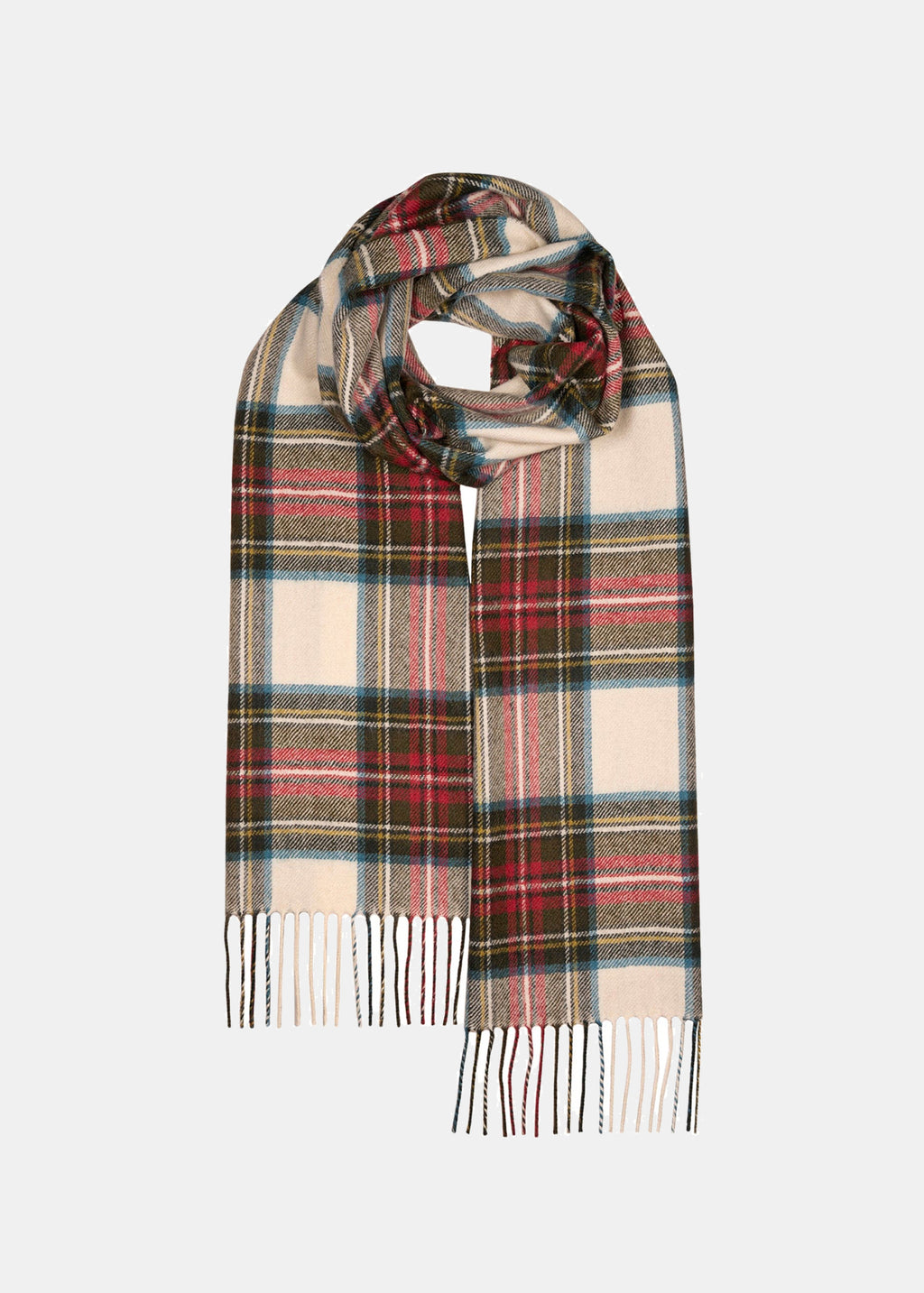 Unisex Oversized Lambswool Scarf Dress Stewart Weathered | Gloverall
