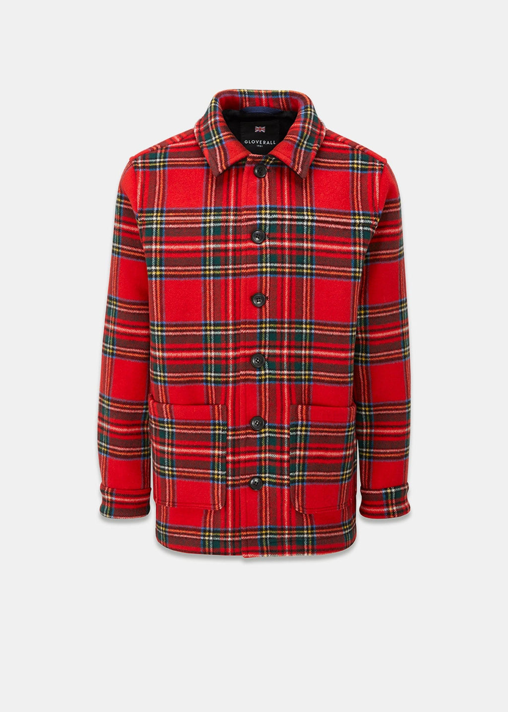Men's George Jacket Royal Stewart Black - Gloverall – Gloverall