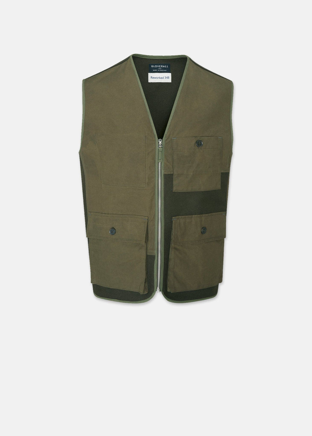 Men's Renewed Serviceman Vest Khaki | Gloverall