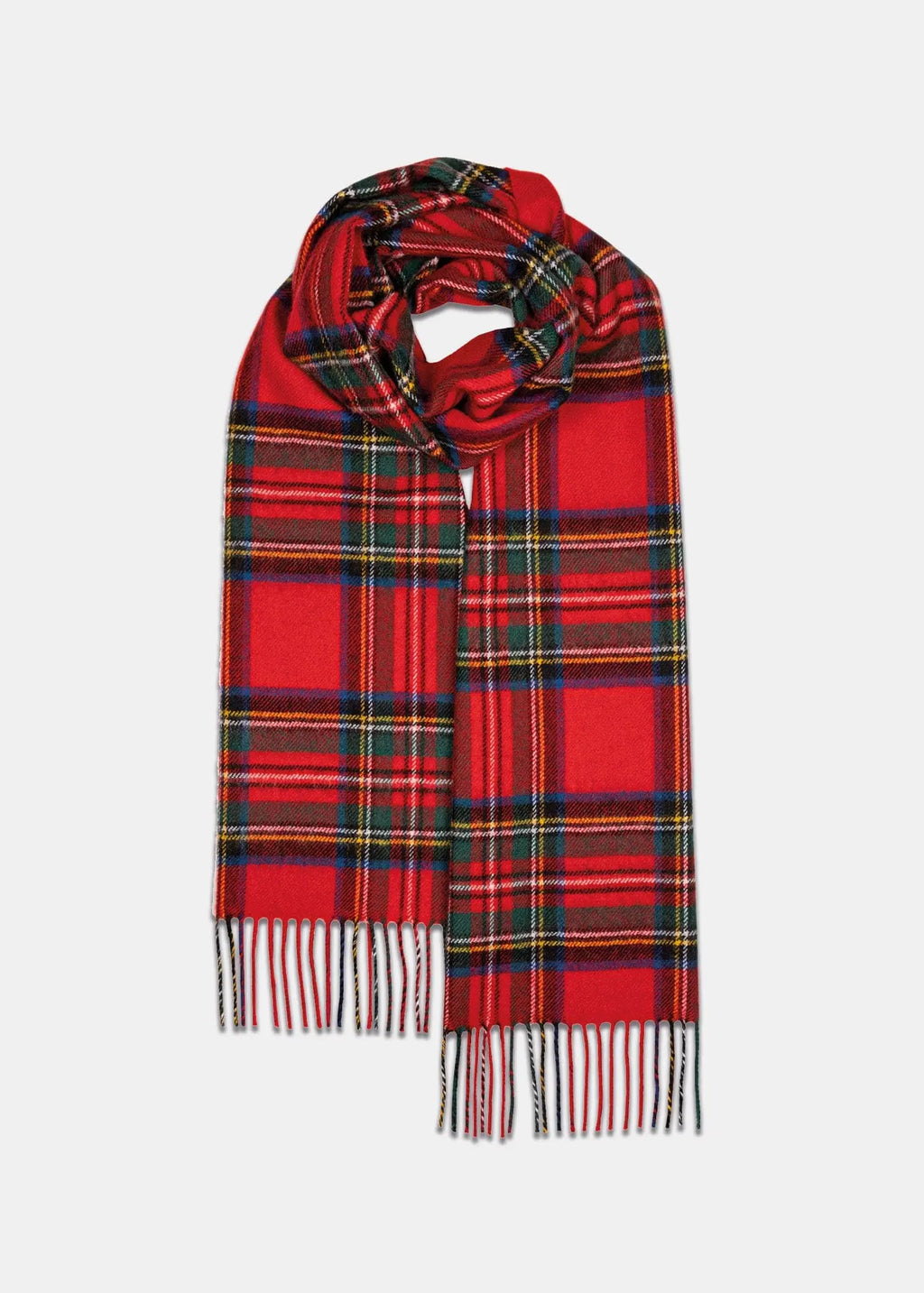 Unisex Oversized Lambswool Scarf Royal Stewart - Gloverall – Gloverall